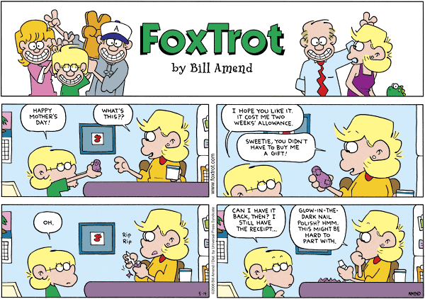 Comic strip: Fox Trot – firepowr.net